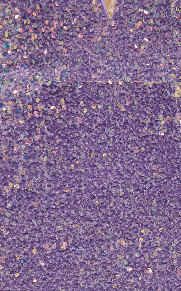 Rayner Midi Dress - V Bar Sequin Bodycon Dress in Lilac